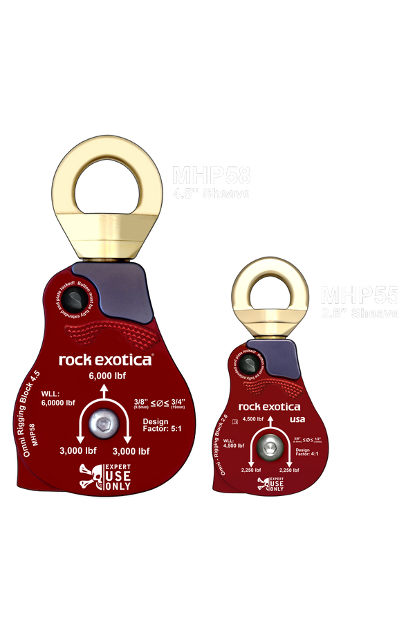 Pulleys | Rock Exotica rope rescue and rigging pulleys
