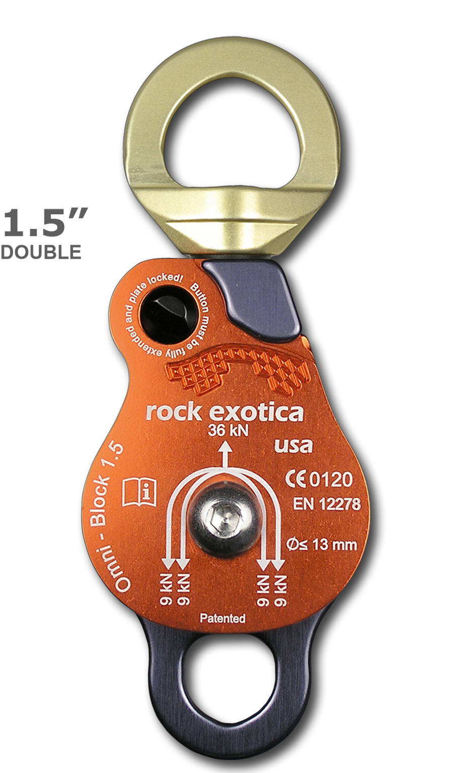Omni-Block Swivel Pulleys | Rock Exotica rope rescue and rigging pulleys
